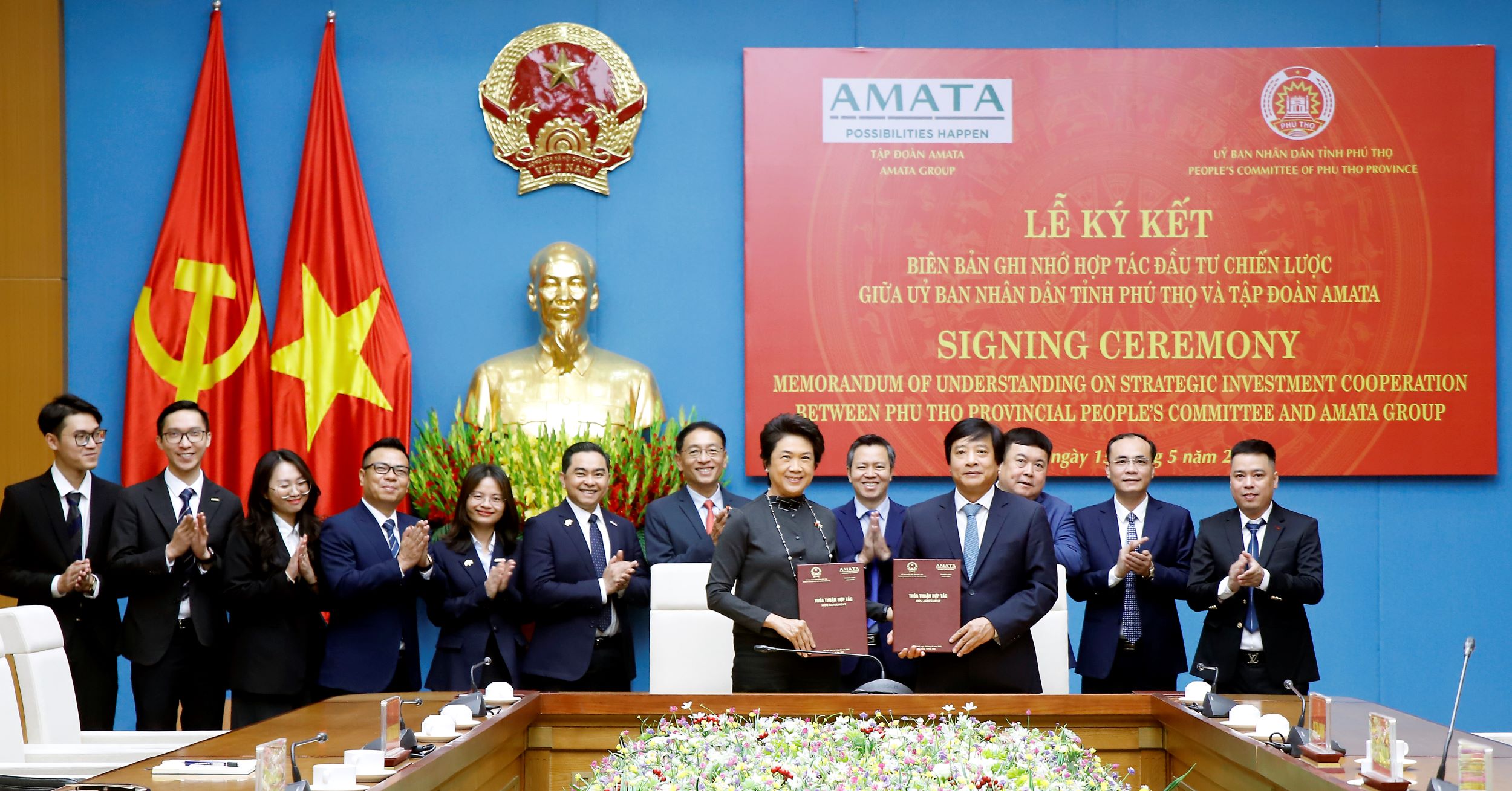 AMATA - Memorandum of Understanding between Phu Tho Provincial People's ...