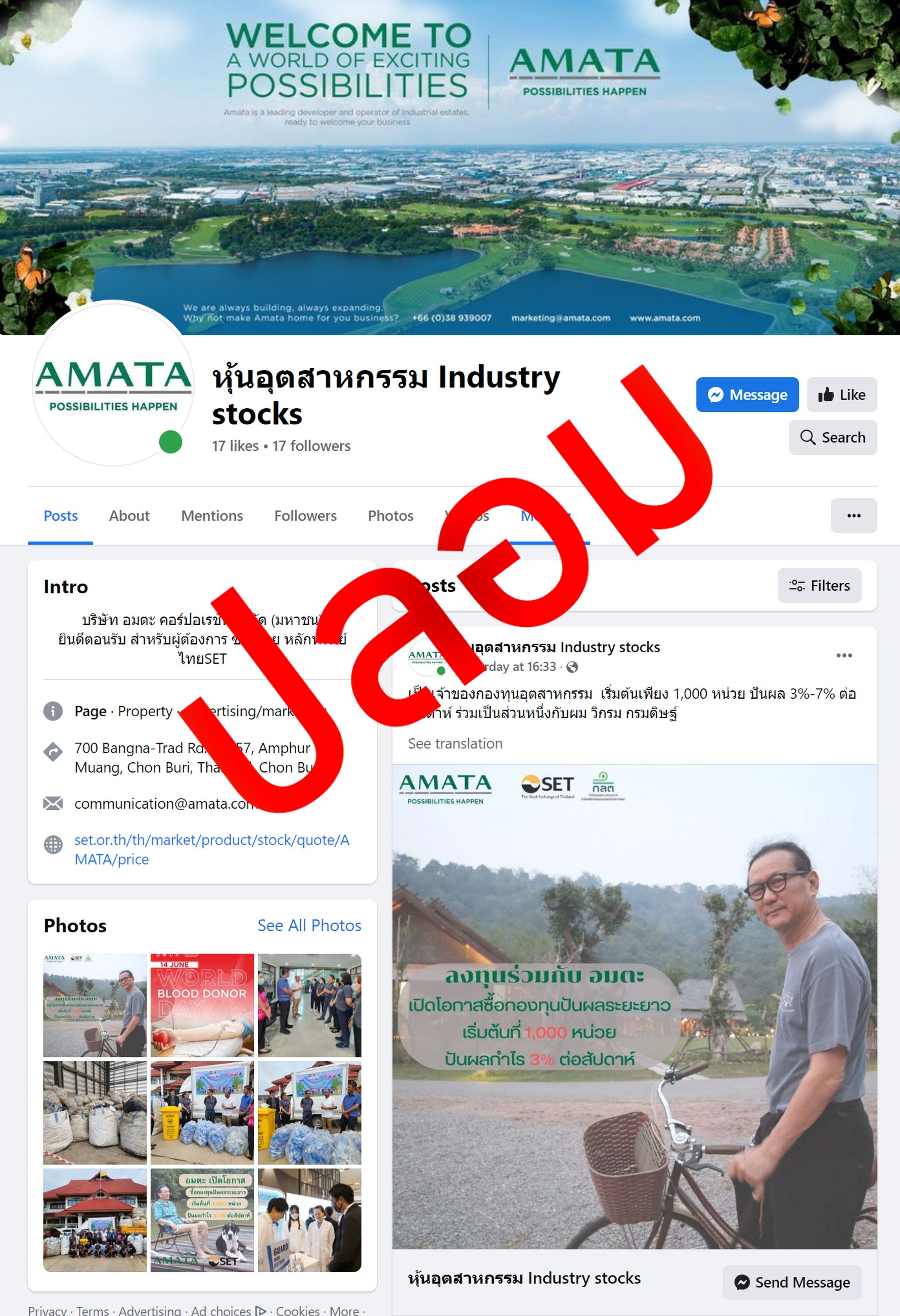 AMATA - Banner Detail