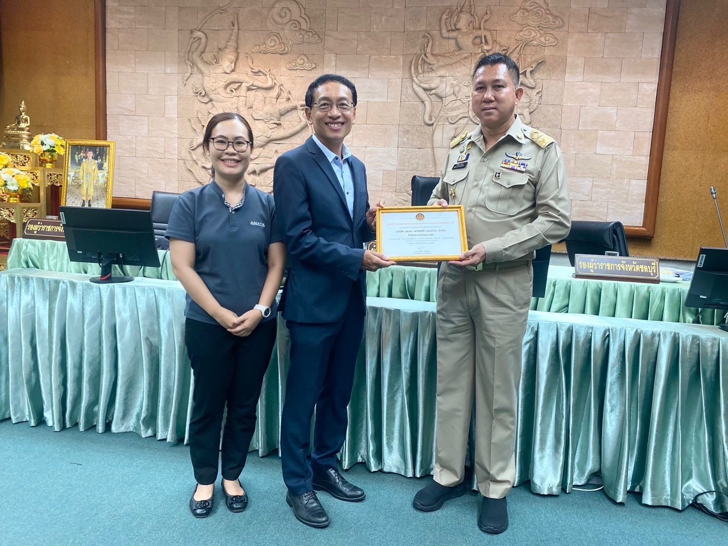 AMATA - AMATA Facility Services Recognized with Provincial-Level Road Safety Award