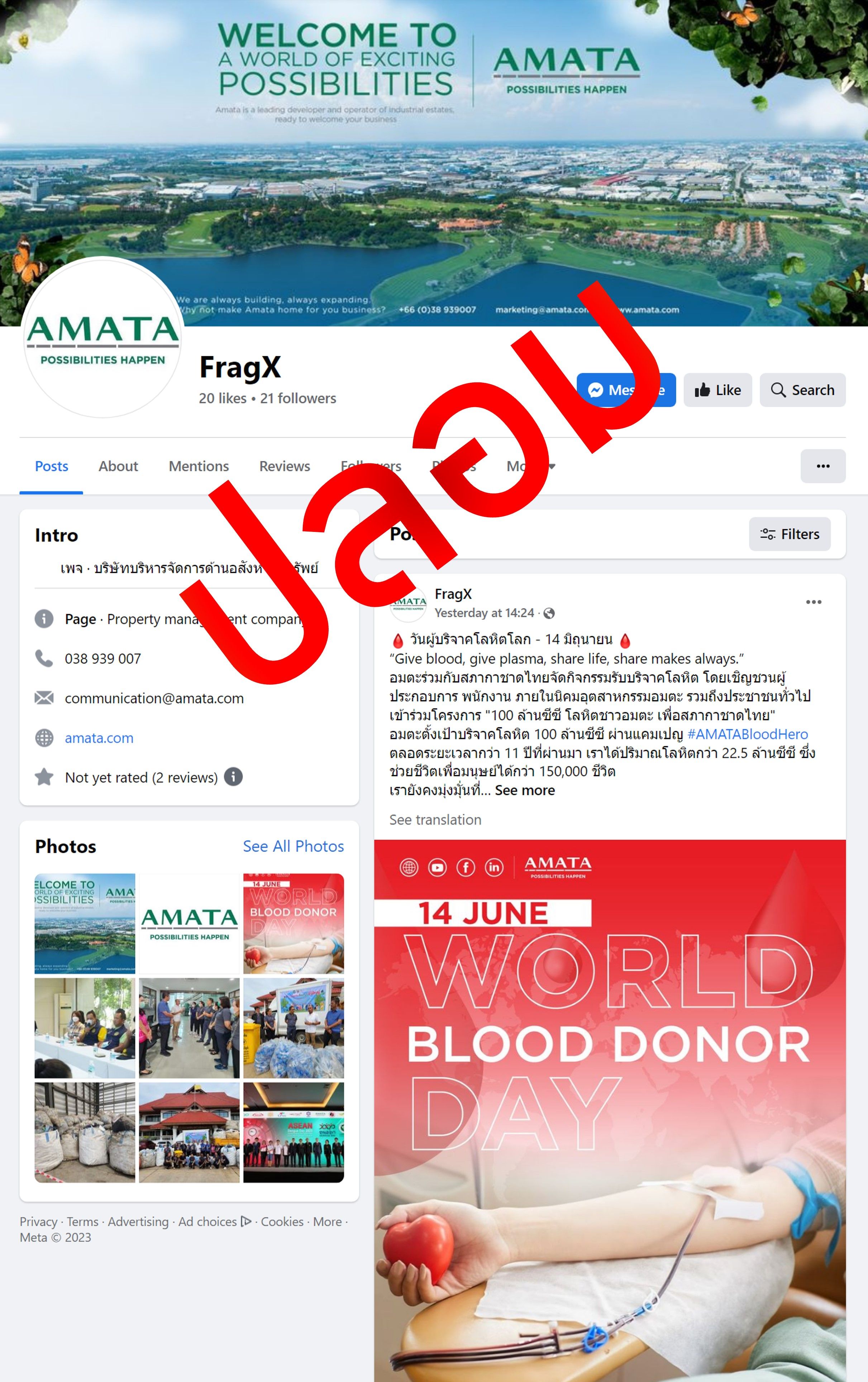 AMATA - Banner Detail