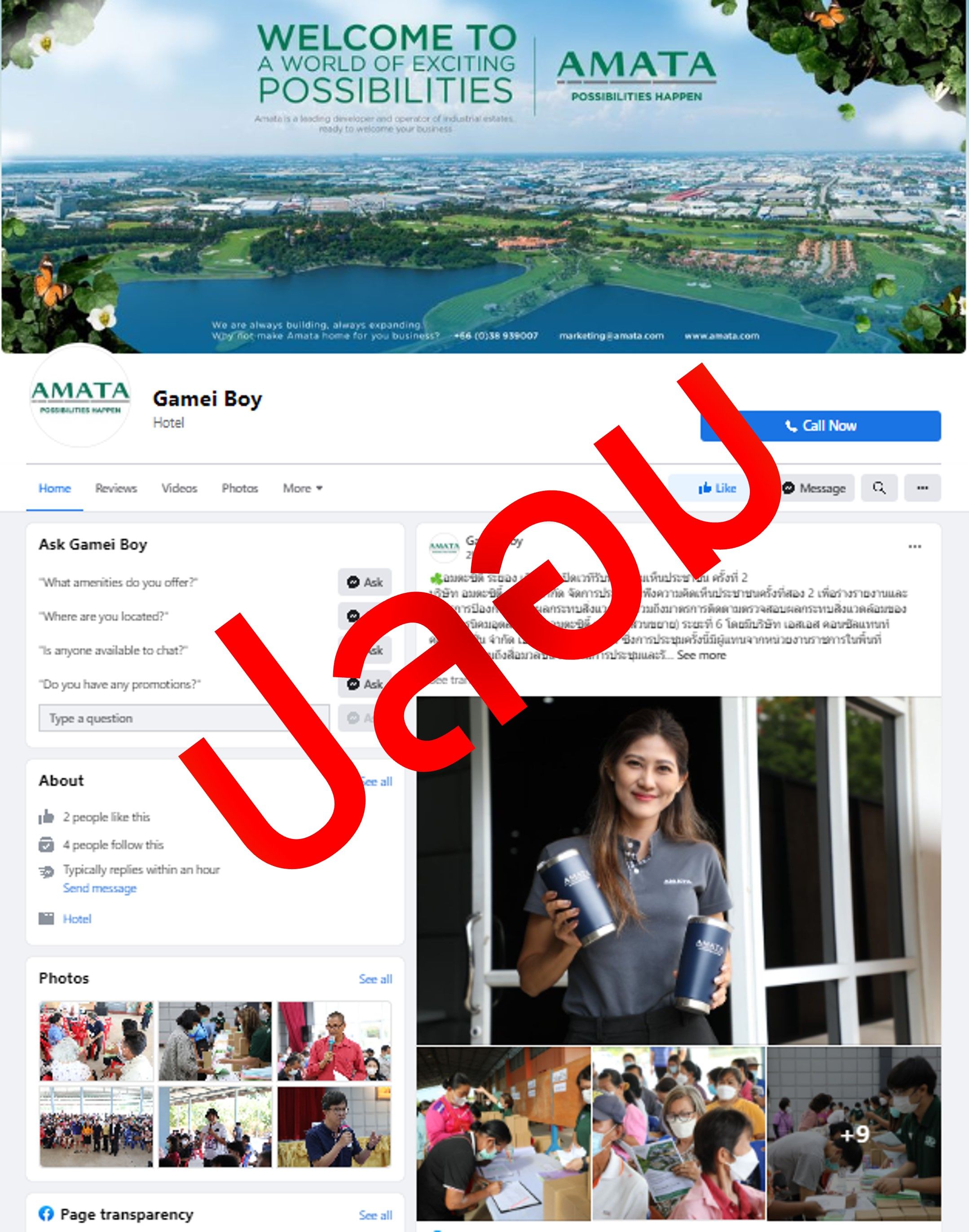 AMATA - Banner Detail