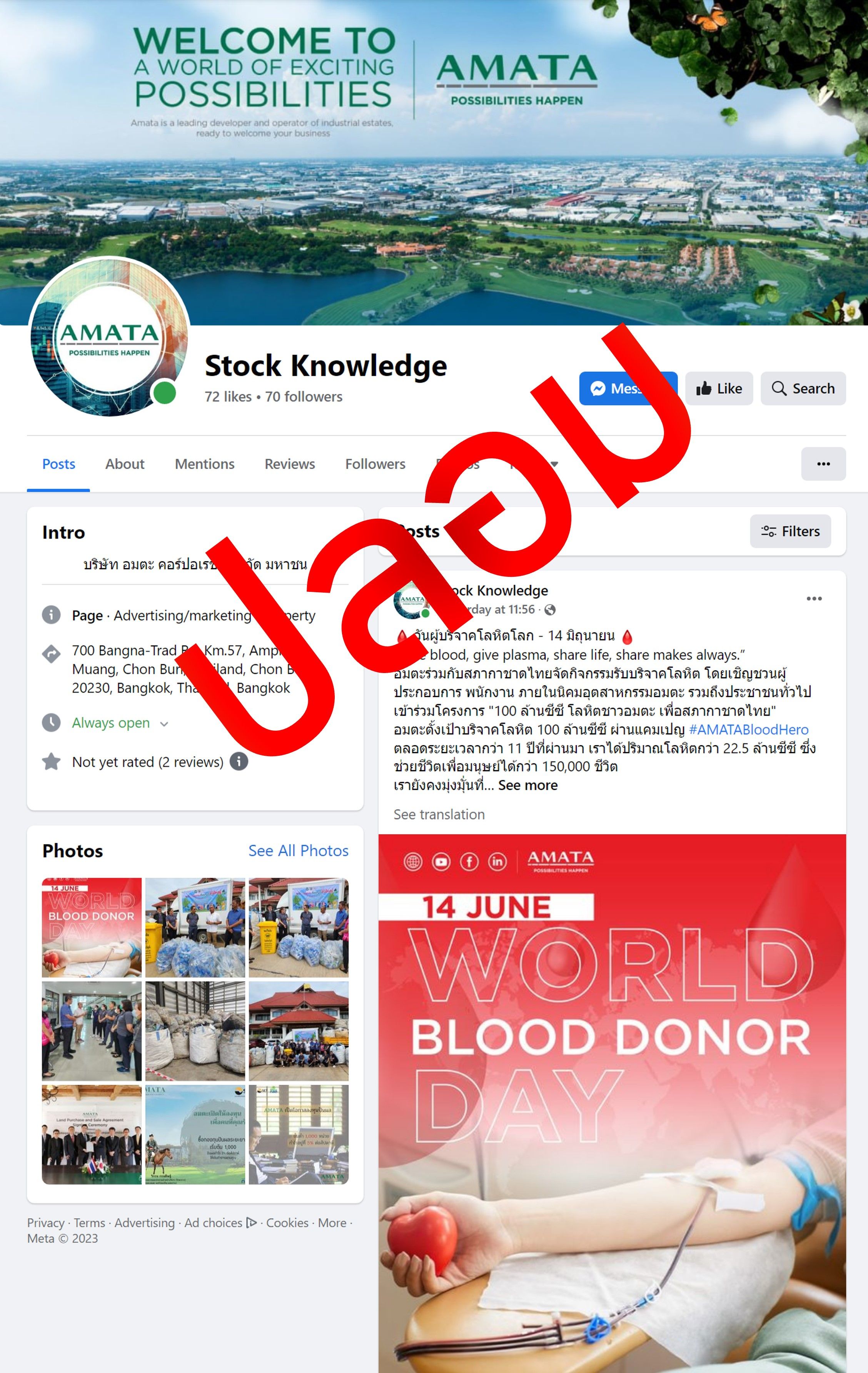 AMATA - Banner Detail