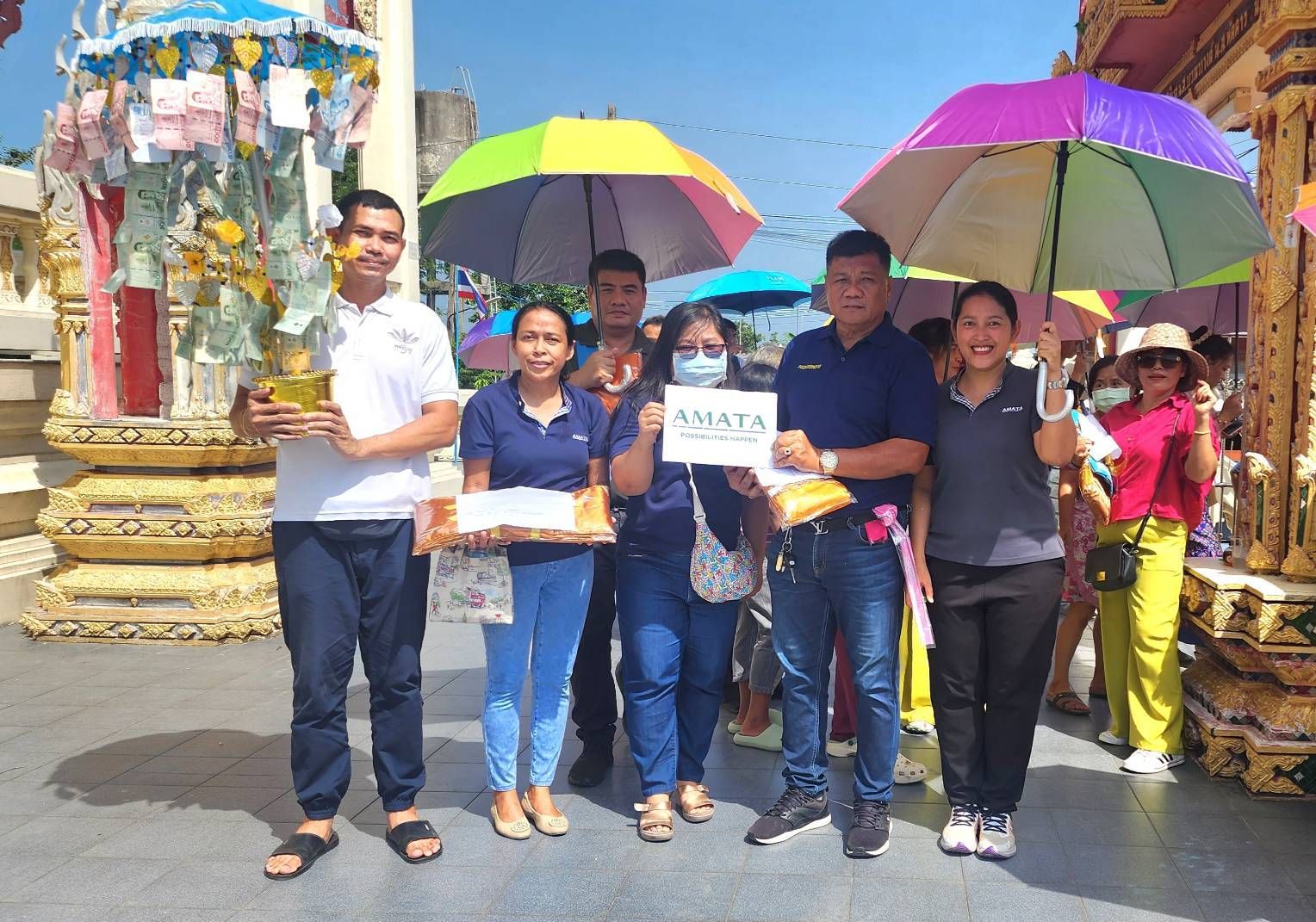 AMATA - Preserving Tradition: AMATA Group's CSR Team in Kathin Celebrations