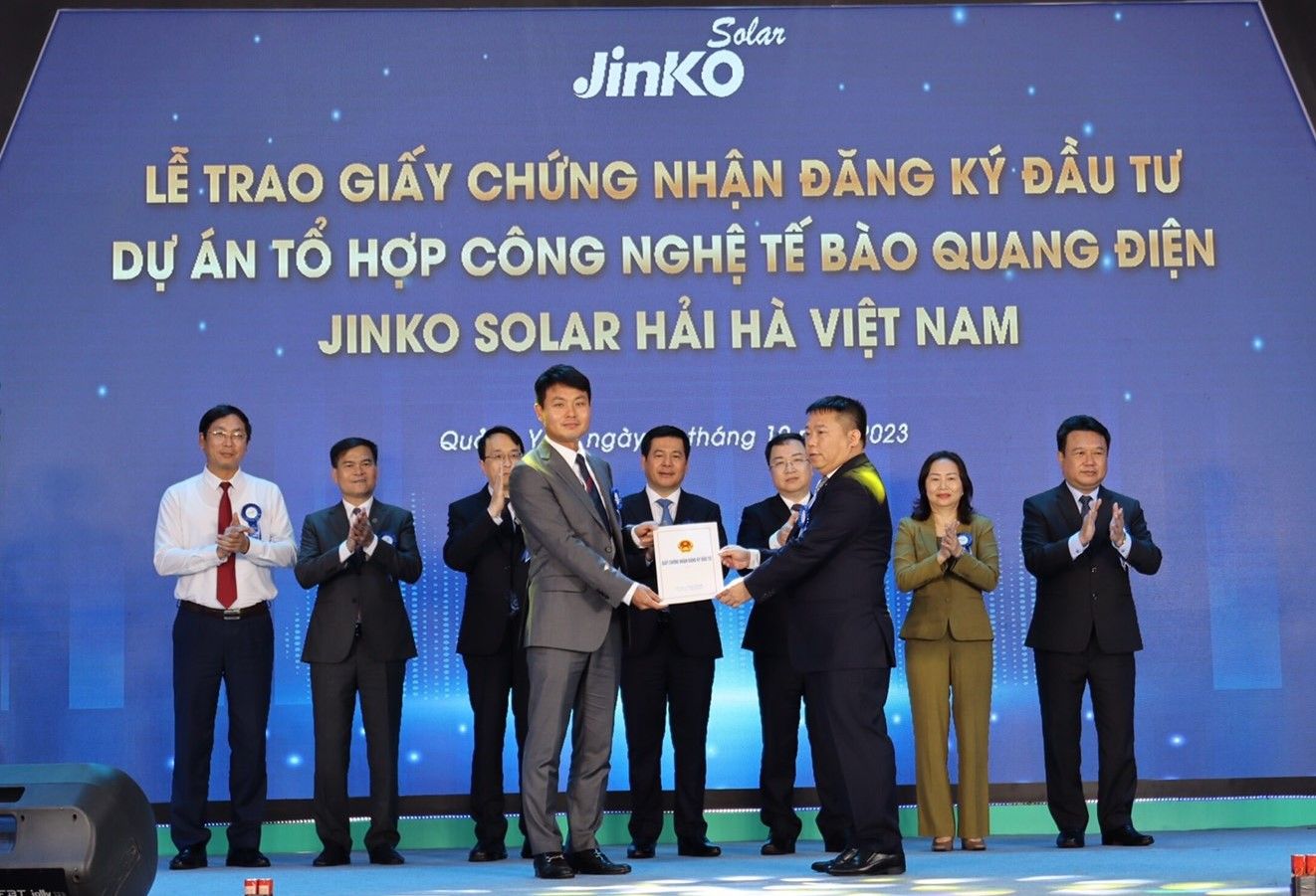 AMATA - Commemorating 60 Years of Quang Ninh: Jinko Solar PV Vietnam's ...